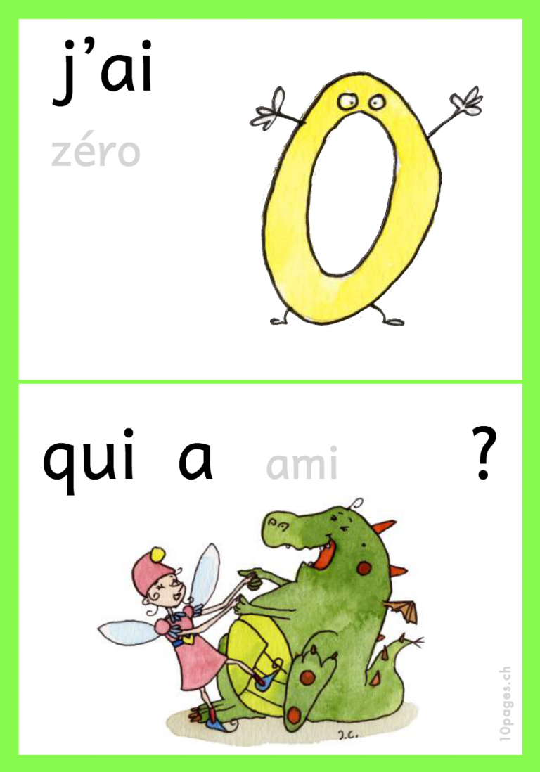 Jeu “j’ai – qui a ?” – Collection 10pages