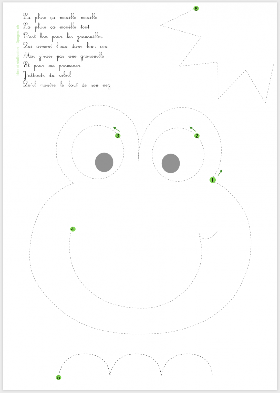 Pré-écriture : premiers pas – Collection 10pages